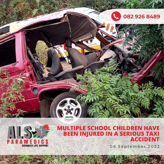 Multiple school children have been injured in a serious taxi collision ...