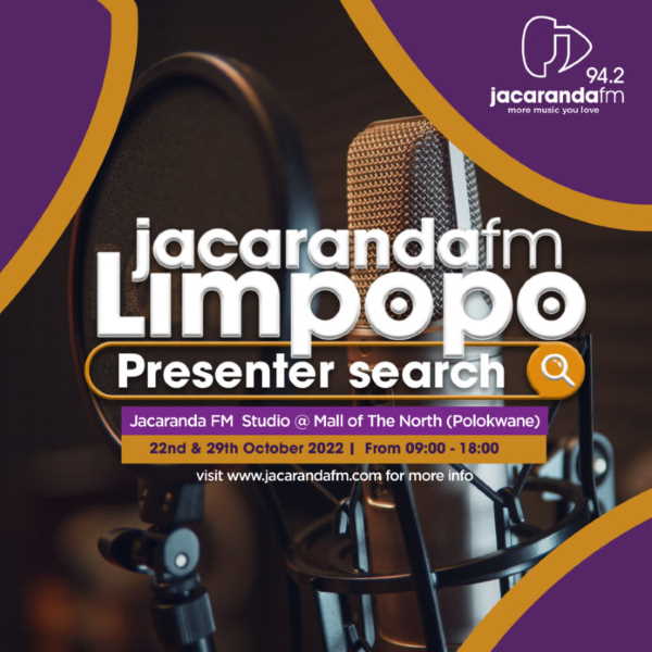 Jacaranda FM is looking for the next big presenter from Limpopo - South ...