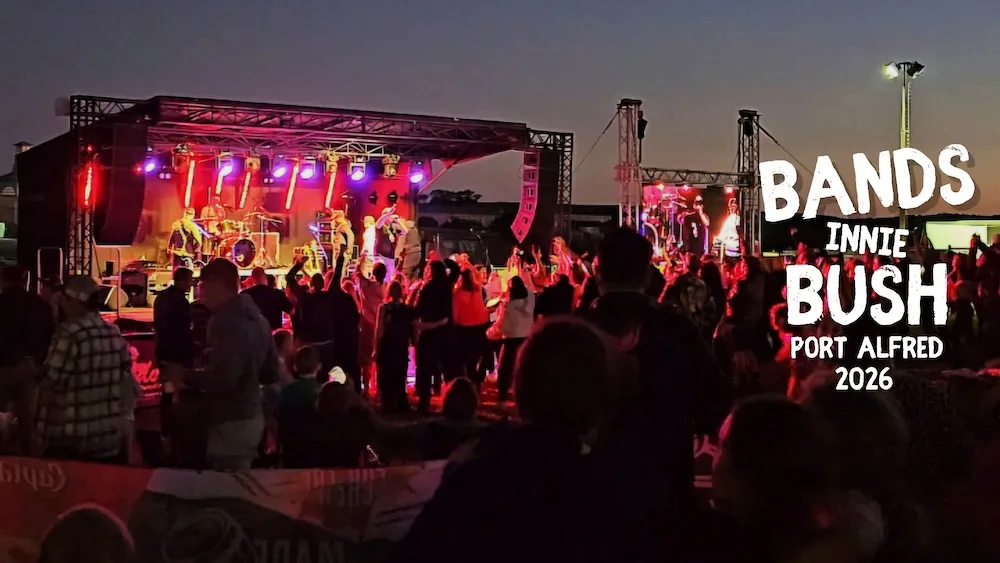 Bands Innie Bush 2026 Tickets Now Available For Port Alfred Easter ...
